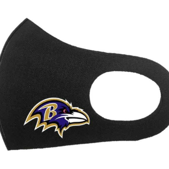 Handmade | Accessories | Baltimore Ravens Face Mask | Poshmark